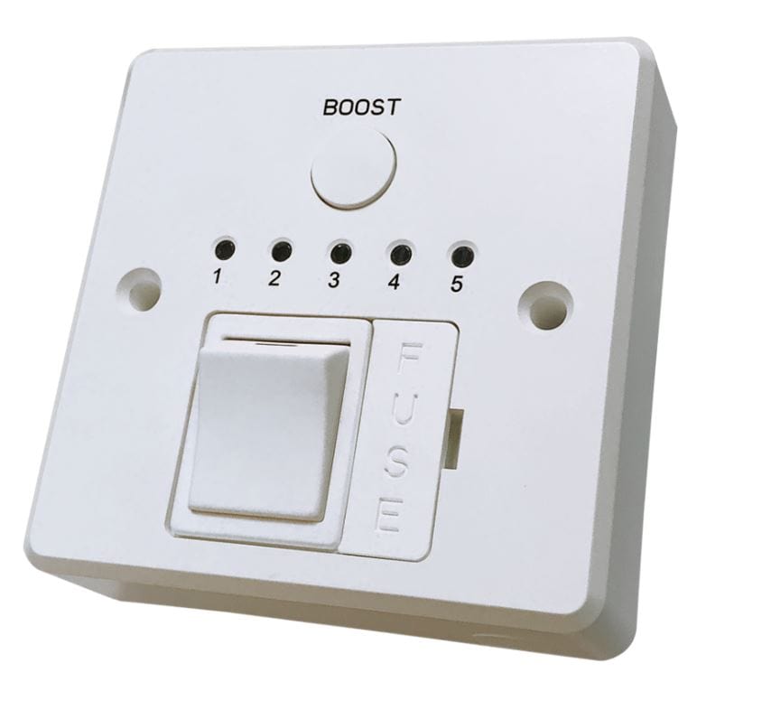Booster Timer Fused Spur Wall Controller Electric Towel Rail