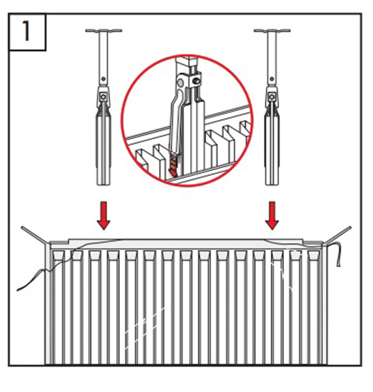 PK-3 Floor Stand For Panel Radiators Floor Bracket Feet